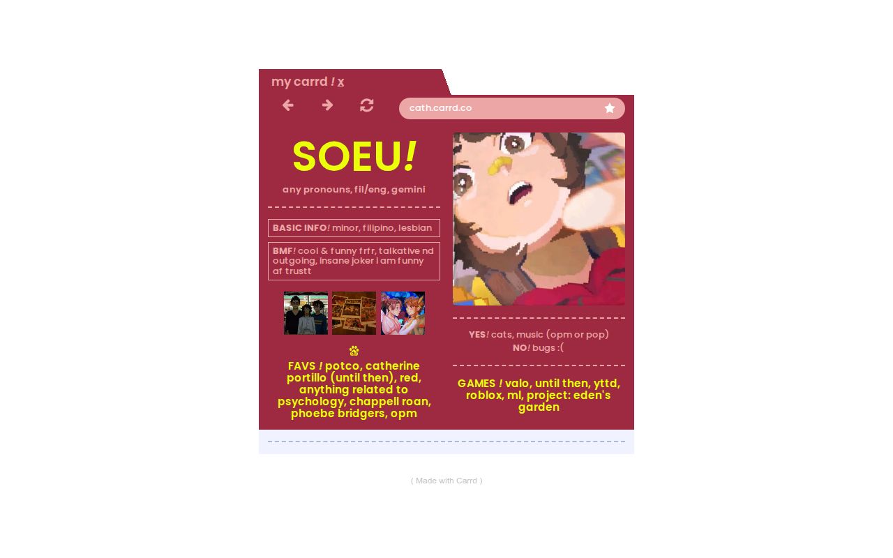 soeu's card